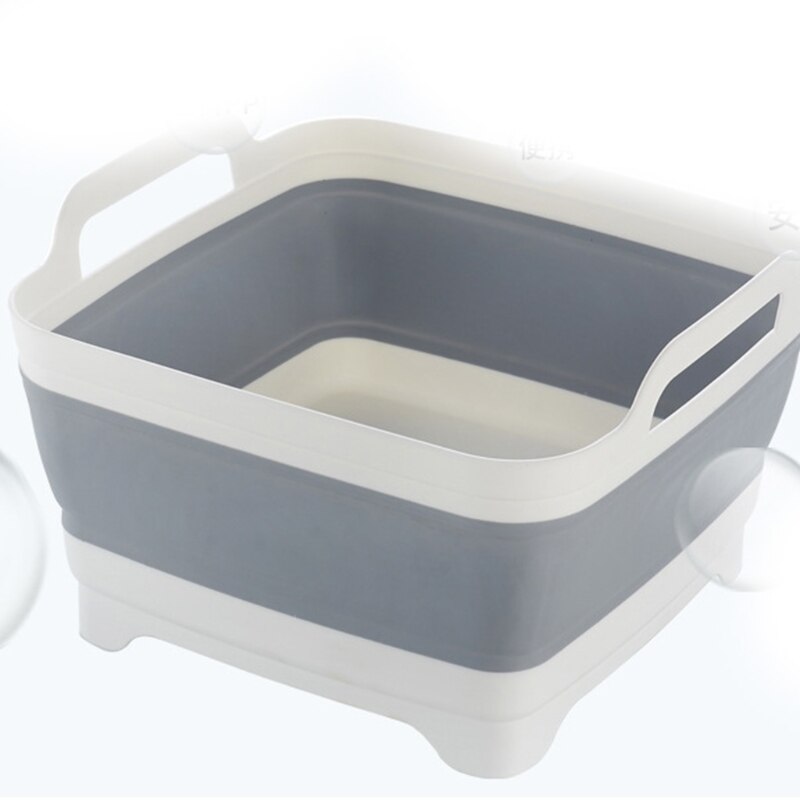 2 Pcs Portable 9 L Capacity Foldable Dish Basin Co... – Grandado