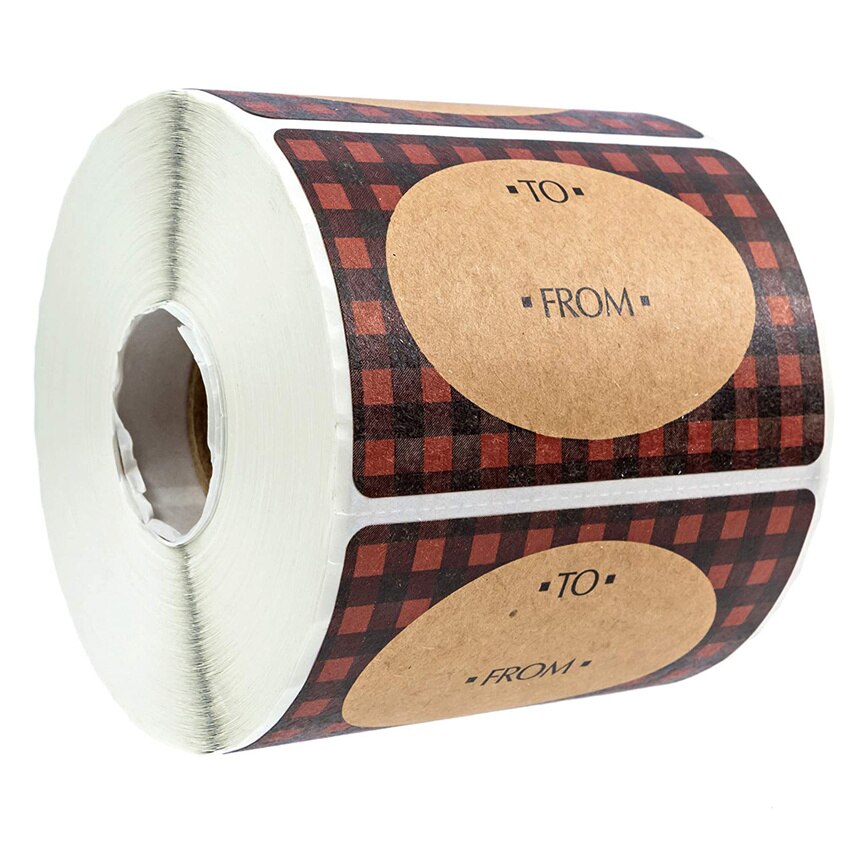 500Pcs/Roll Naam Tag Stickers "Van En Naar&qu... – Vicedeal