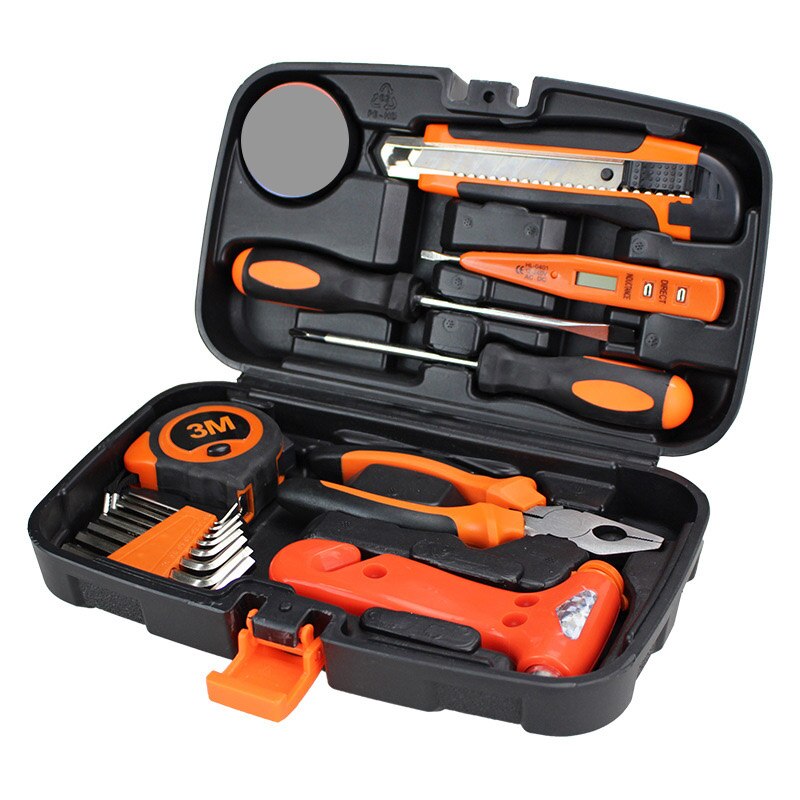 Small 9-piece Set of Emergency Tools Safety Hammer... – Grandado