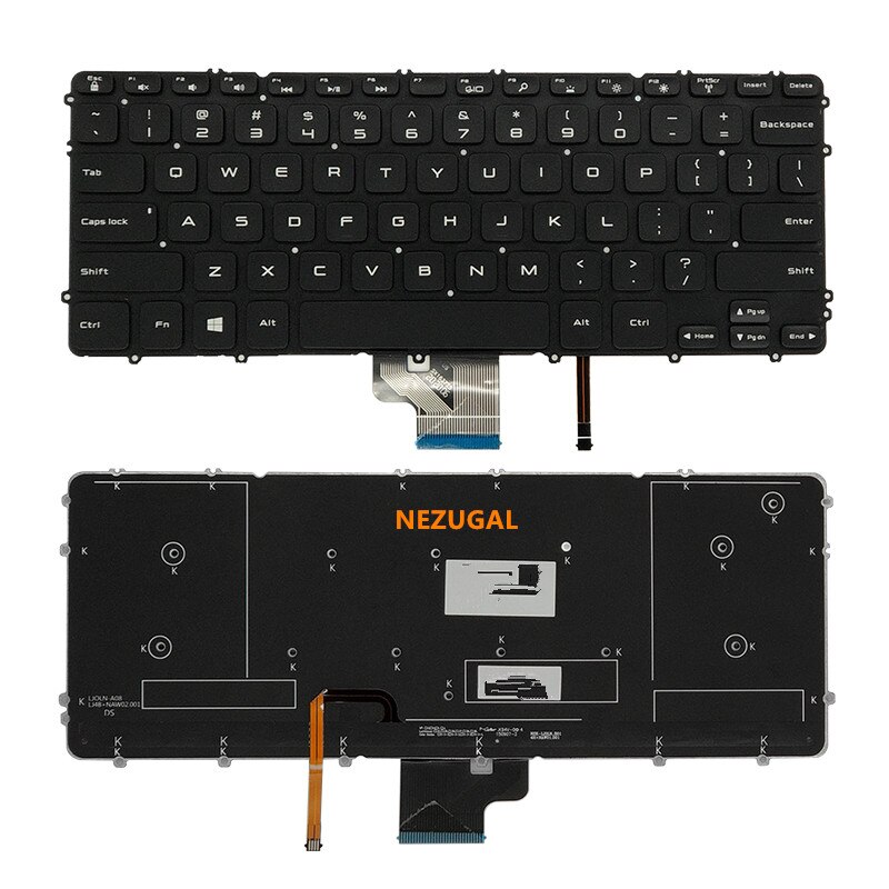 Original English Backlit Keyboard for DELL Precisi... – Vicedeal