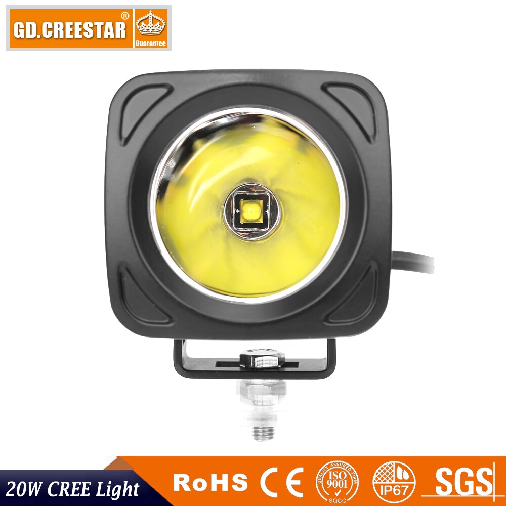 20Watts 3inch mini Square Led work lights Cob sing... – Grandado