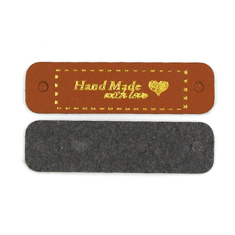 50pcs/lot DIY Handmade Tags Handmade Leather Knitt... – Grandado