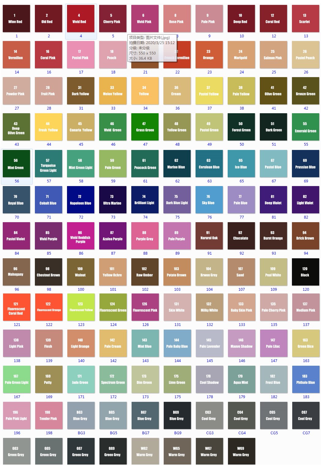 Ginflash Kleuren Bijpassende Art Markers Borstel P... – Grandado