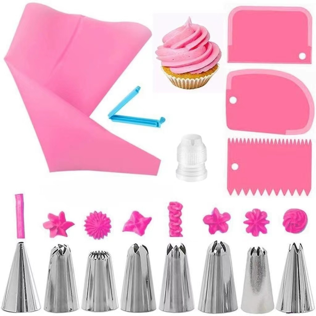 Piping Bags and Tips Set Cake DIY Decorating Kit w... – Grandado