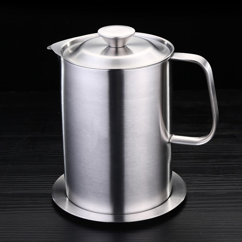 Stainless Steel Oil Filter Pot Large-Capacity Filt... – Grandado