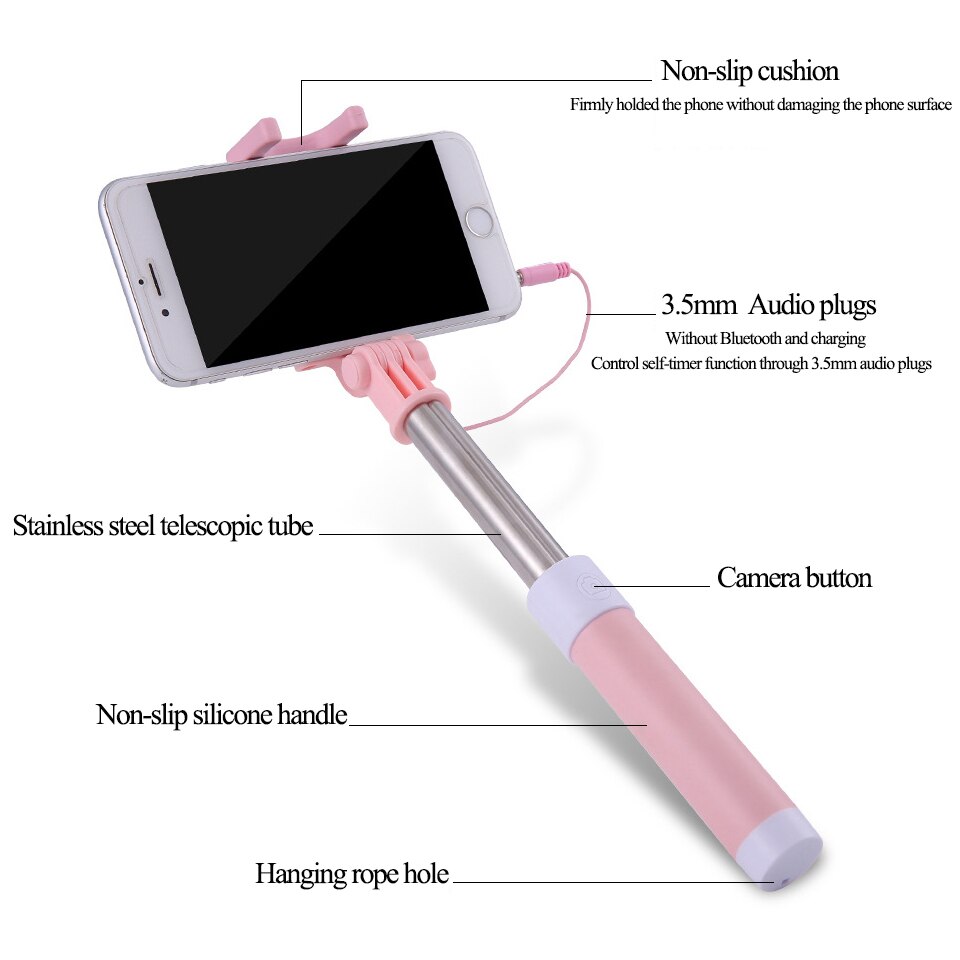 Antscope Mini Selfie Stick Voor Iphone Samsung And... – Grandado