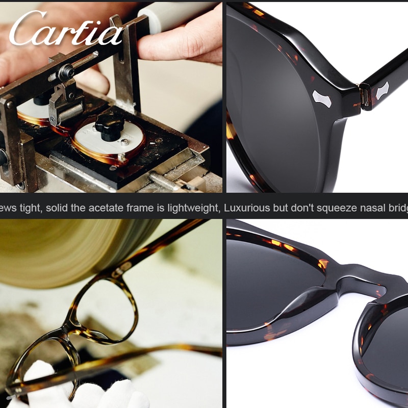 Carfia Gregory Peck Polarized Sunglasses Classical... – Vicedeal