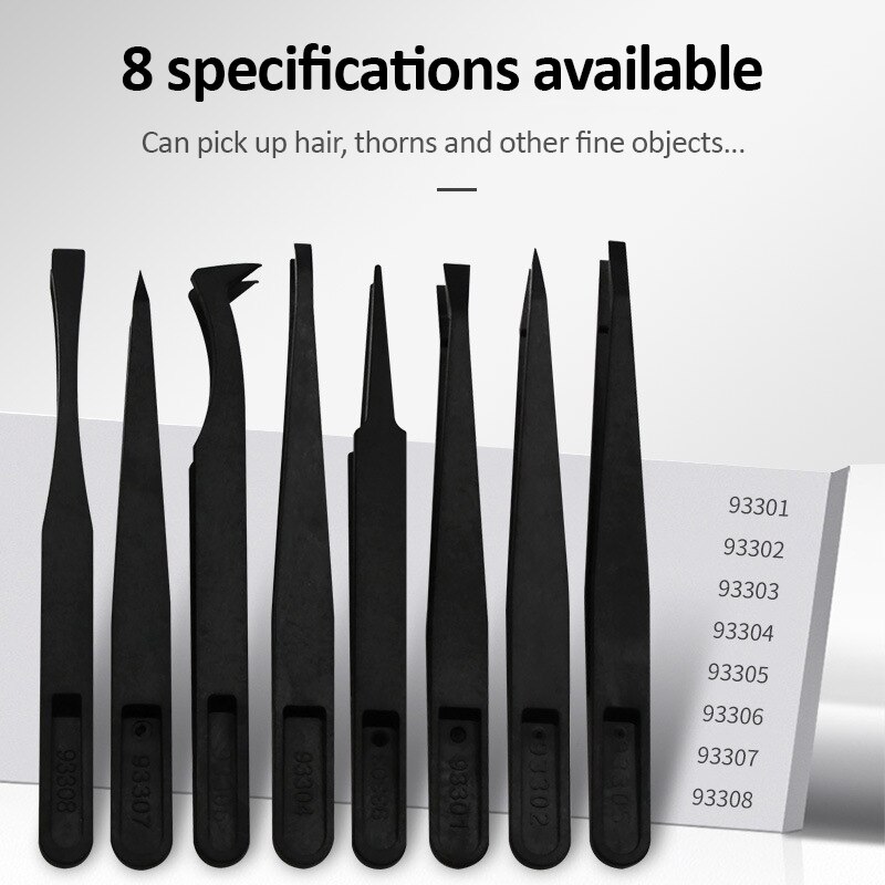 1/8pcs Anti-static Carbon Fiber Electronic Tweezer... – Grandado