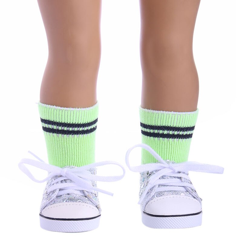 Doll's Striped Socks Accessories Protect Feet For ... – Grandado