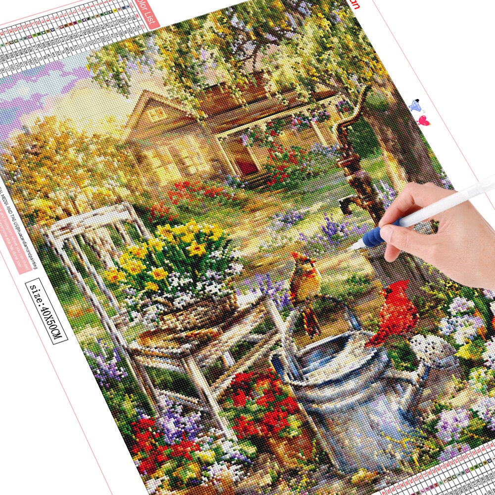 Huacan Diamond Schilderen Scenery Volledige Vierka... – Grandado
