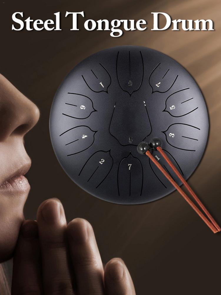 Staal Tong Drum Percussie Instrument Lotus Hand Pa... – Grandado