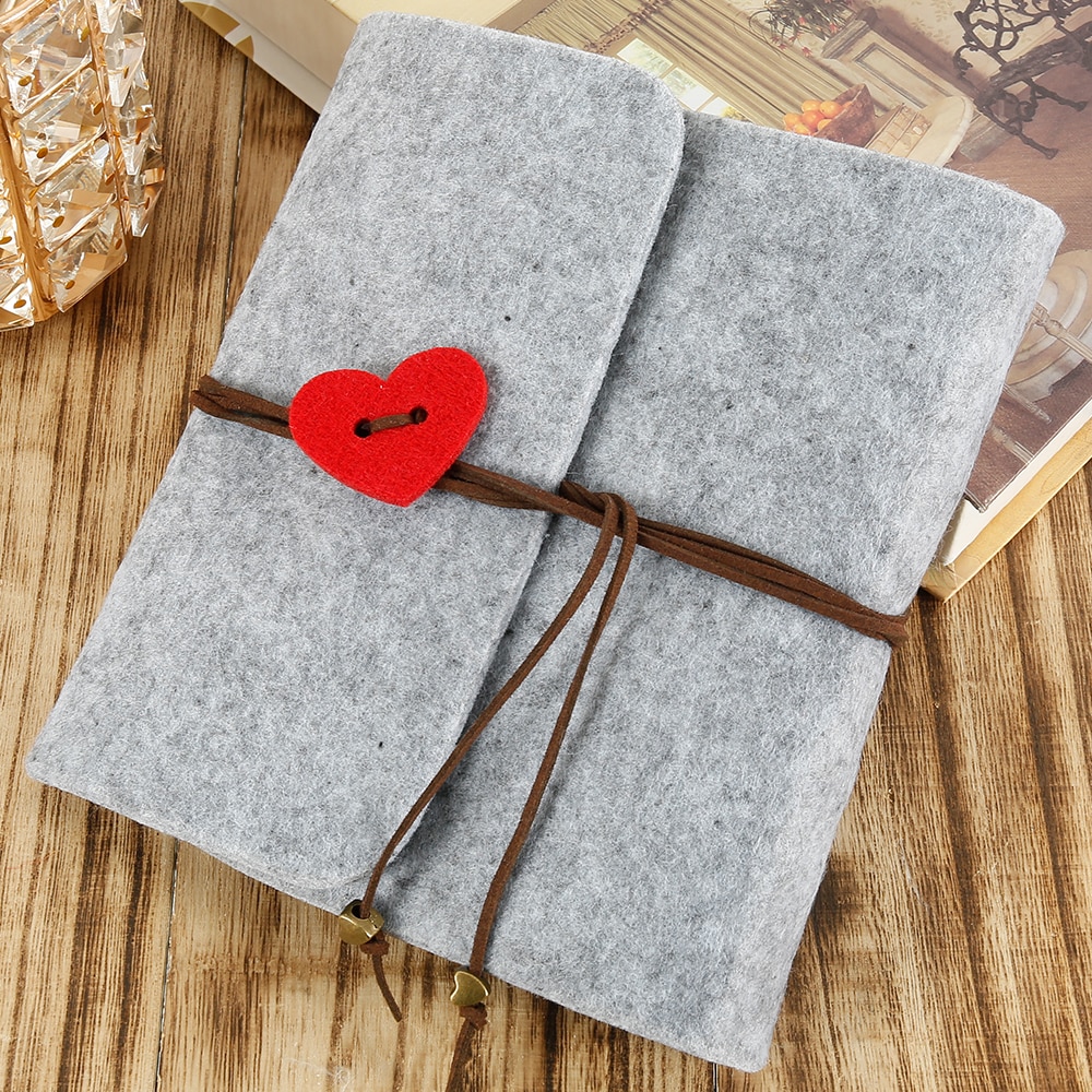 60-120 Pages Felt Photo Albums Scrapbook Paper DIY... – Grandado