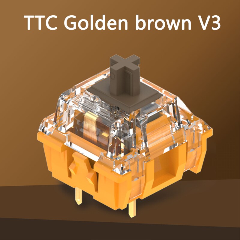 TTC golden brown V3 switch section hand feeling se... – Vicedeal