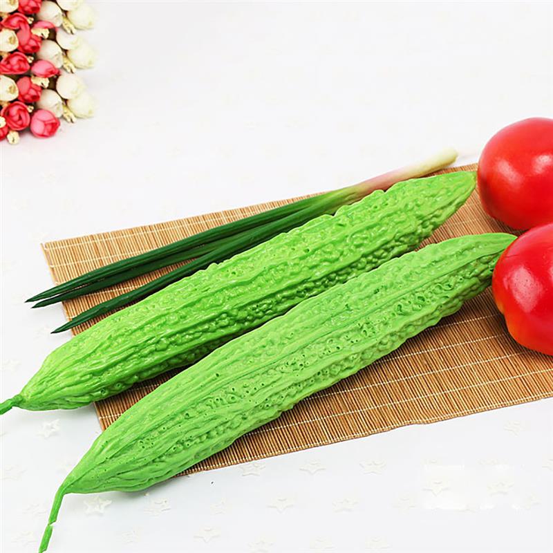 36cm Artificial Vegetable Lifelike Bitter Gourd Si... – Grandado