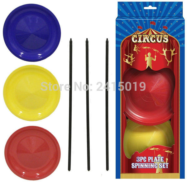 2x 3pc/set cirsus juggling spinning plate set body... – Vicedeal