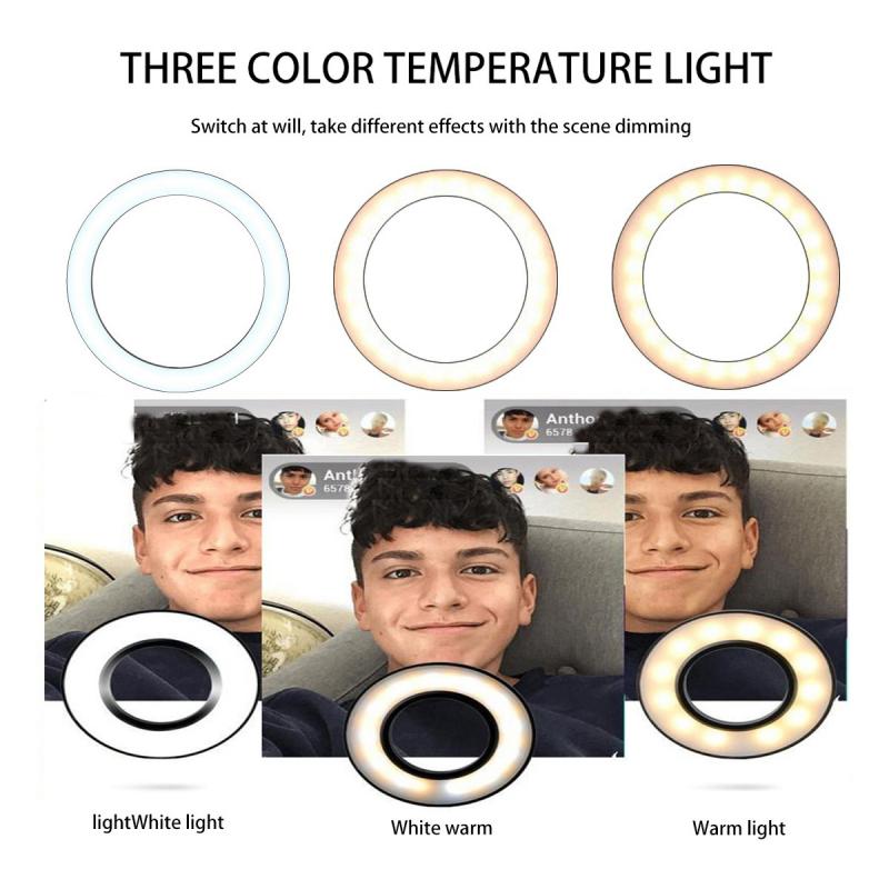 LED Selfie halka ışık ek aydınlatma gece karanlık ... – Grandado