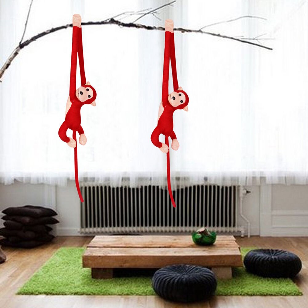 Cute Long Arm Tail Monkey Plush Toy Doll Gibbons K... – Grandado