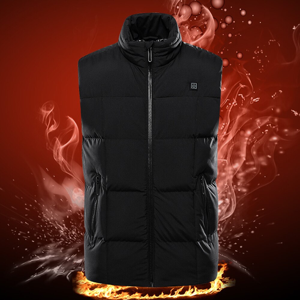 USB 9 Areas Electric Heated Jacket Vest Men Women ... – Grandado
