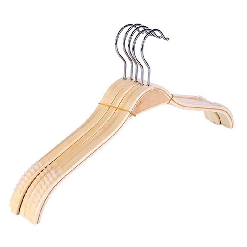 1PC Home Wood Hanger Storage Hanger Smooth Solid N... – Grandado