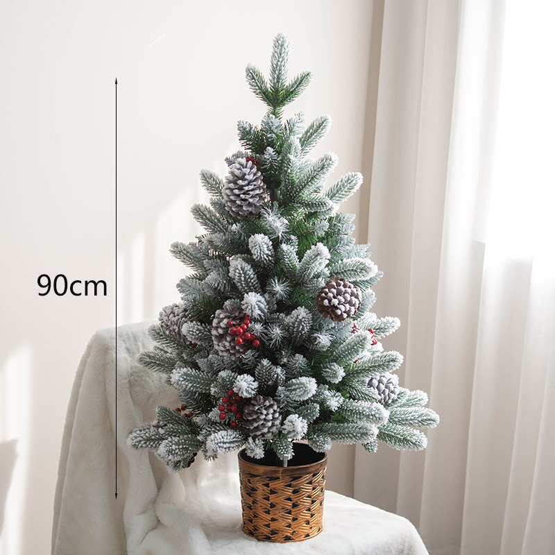 45/60cm Mini Christmas Tree with Red Fruit Trinket... – Grandado