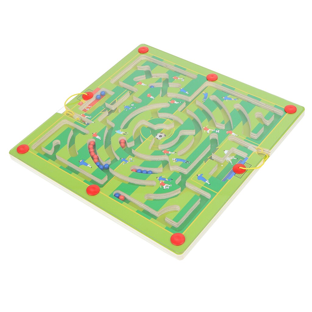 2-In-1 Double Side Houten Peuter Doolhof Puzzel Na... – Vicedeal