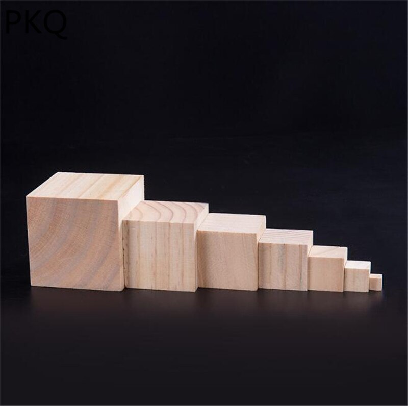 3cm/4cm/5cm Solid Wood Cube Wooden Square Blocks k... – Grandado