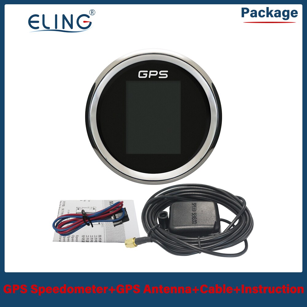 ELING 85mm Digital GPS Speedometer KM MPH Knots To... – Vicedeal