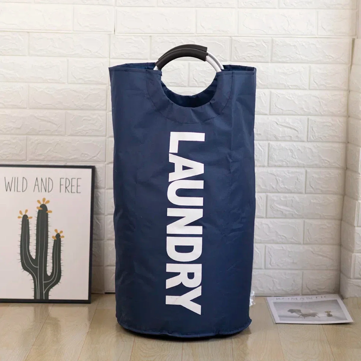 Foldable Oxford Fabric Laundry Basket Space-saving... – Grandado