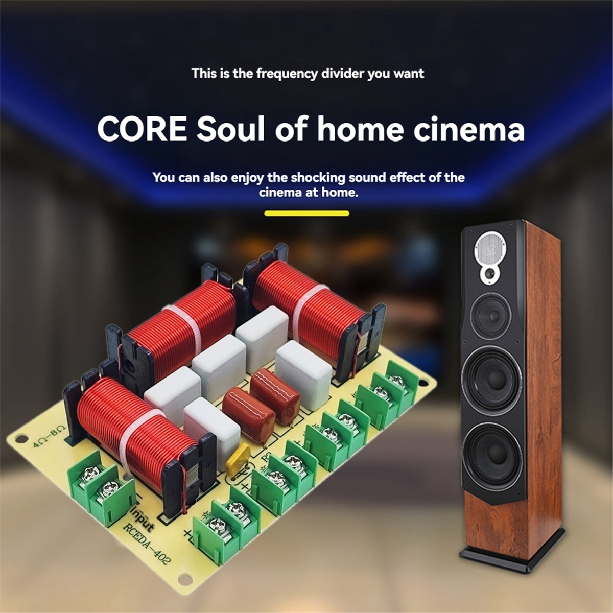 200W 4 Way Crossover Audio Speaker Crossover Dual ... – Grandado
