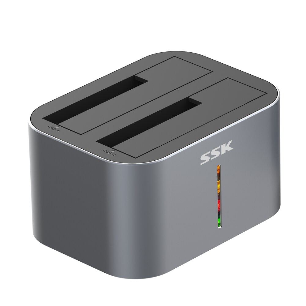 Ssk aluminium 2-- bay hdd dockingstation/dockstati... – Vicedeal