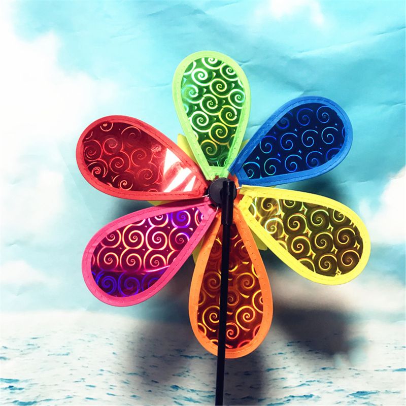 Zon Bloem Kleurrijke 3D Mooie Wind Spinner Windmol... – Grandado