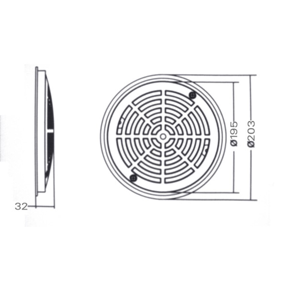 Main Drain Suction Cover White Anti-Vortex Main Dr... – Grandado
