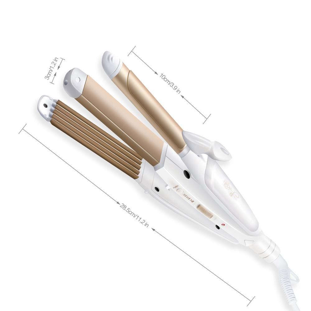 3 In 1 Hair Curling Iron Electric Hair Straightene... – Grandado