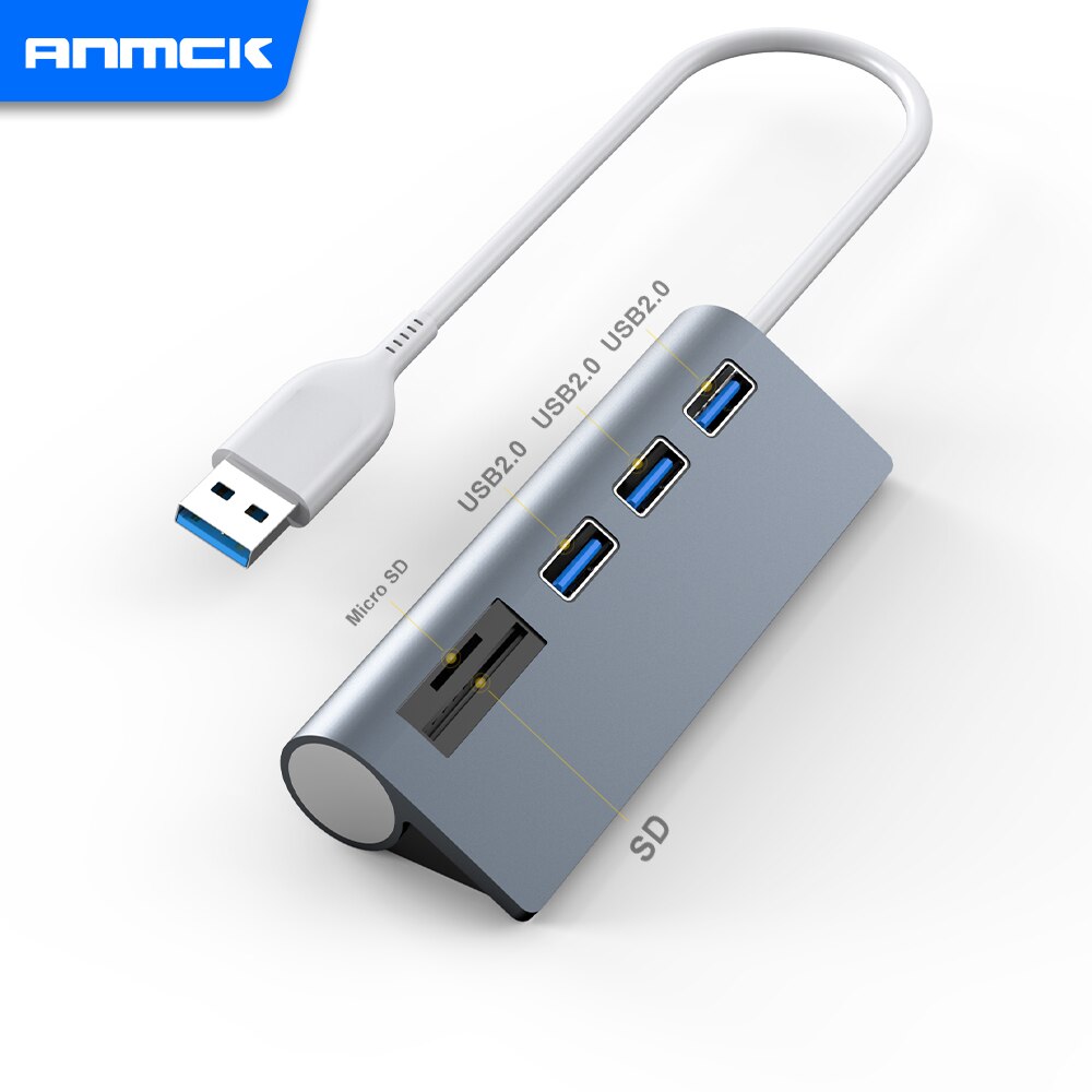 Anmck USB C Hub With SD/TF Card Reader Splitter Fo... – Grandado
