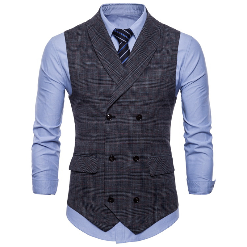 Men's Suit Vest Four Seasons Business Vest Jac... – Grandado