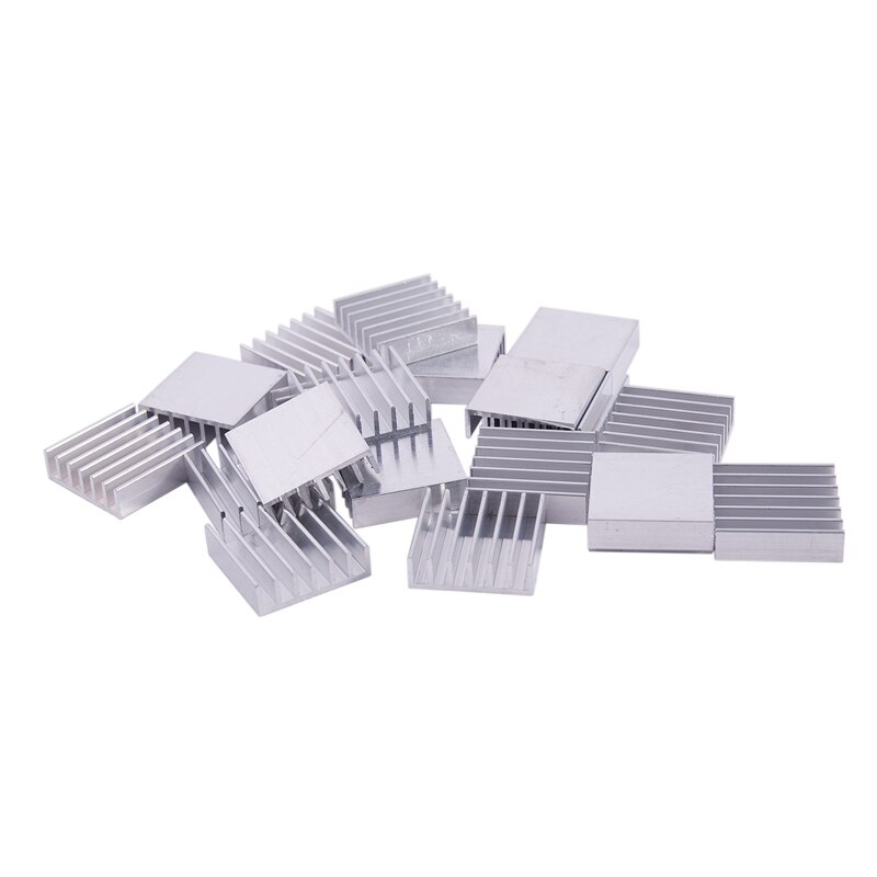 20Pcs 20mm x 20mm x 6mm Aluminum Heatsink Radiator... – Grandado