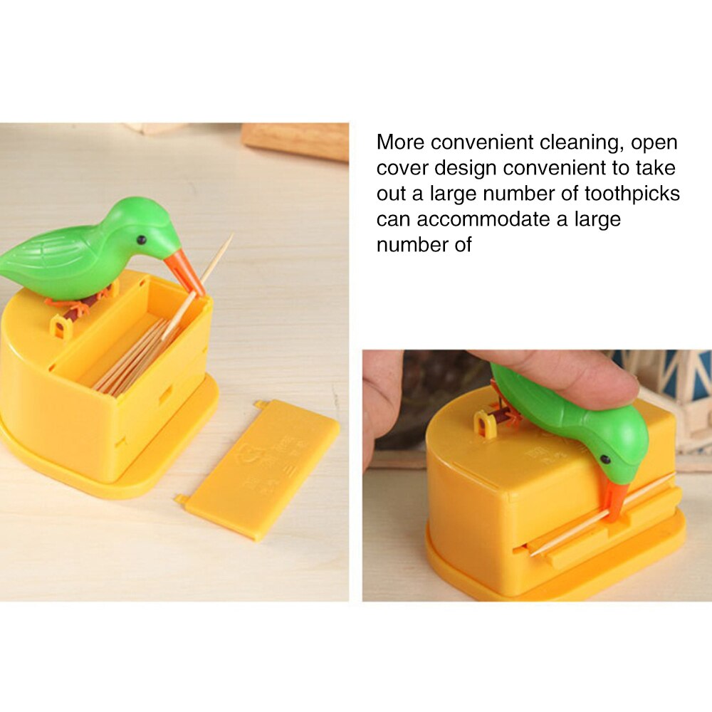 Small Bird Press Toothpick Box Automatic Toothpick... – Grandado