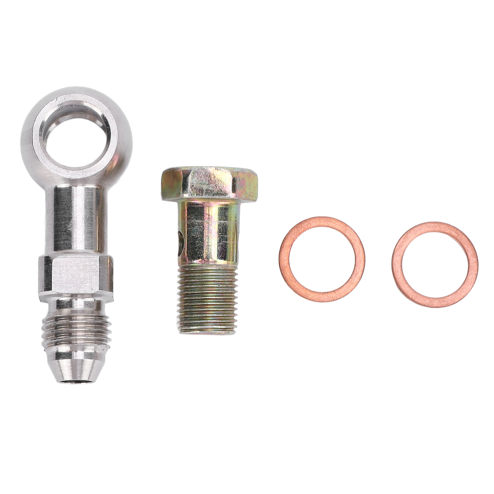 Banjo-adapter 4an to 1/8in npt banjo rustfrit stål... – Grandado