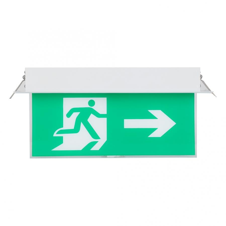 Recessed PMMA LED Emergency Exit Lighting Sign Saf... – Grandado