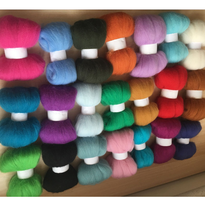 5g/bag Wool Fiber for felting African Fabrics Wool... – Vicedeal