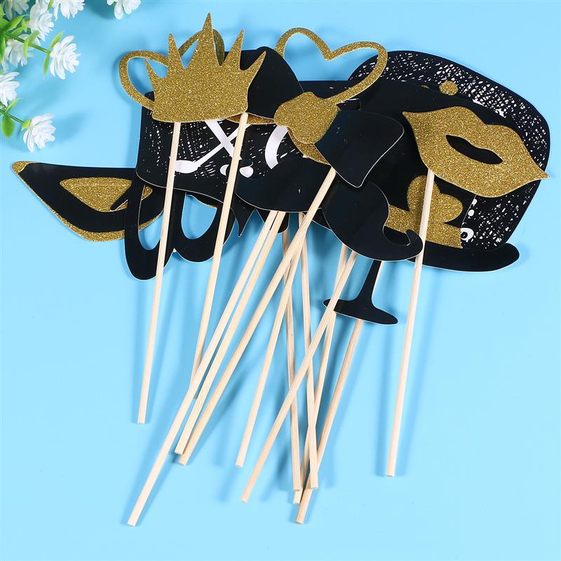 12pcs Party Prop Set Funny Glitter Decorative Phot... – Vicedeal