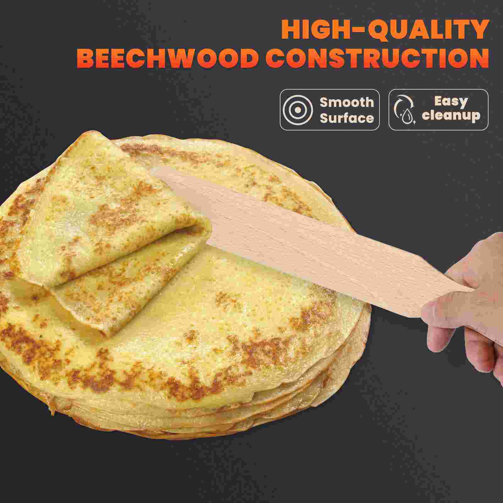 Cabilock 2pcs Wooden Crepe Spreader Spatula Set To... – Grandado