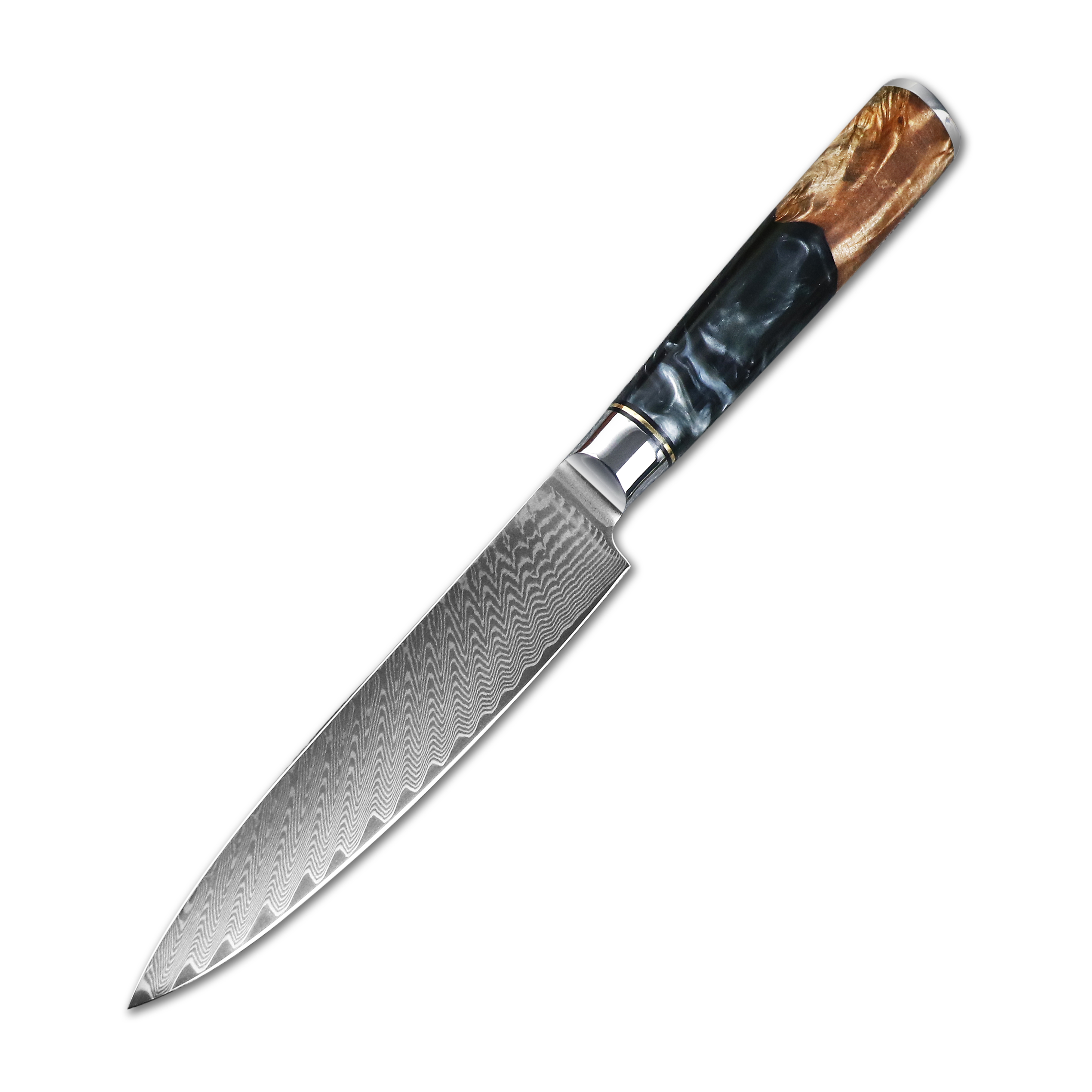 JUMCSONG 1-8 Piece Kitchen Knife Set Damascus Stee... – Vicedeal