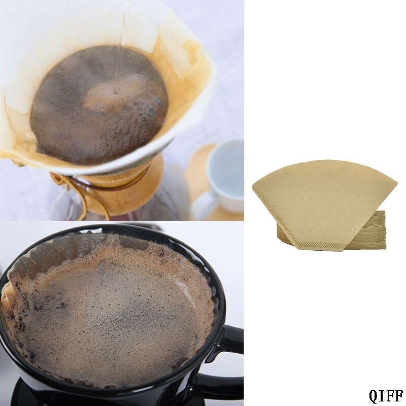 101 "V" Shape Coffee Cup Filter Paper Espresso Mac... – Grandado