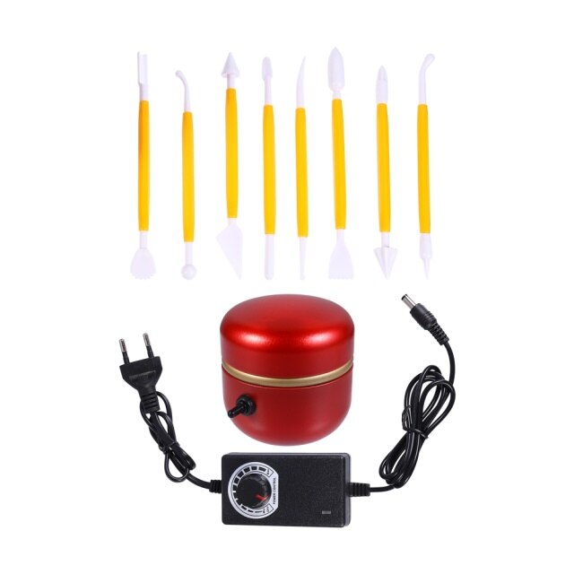 1 Set Mini Electric Pottery Wheel Adjustable Machi... – Vicedeal