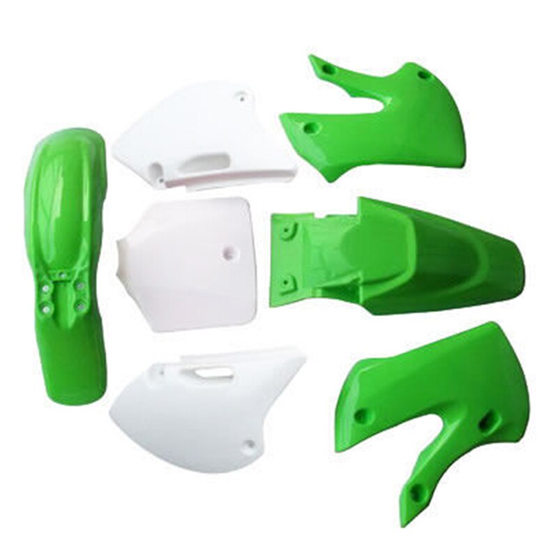 Green+White Bodywork Plastic Fairing Body Kit For ... – Grandado