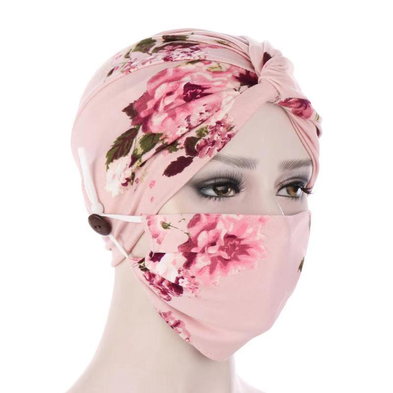 2PCS/Set Masks hijab femme musulman Headscarf Head... – Vicedeal