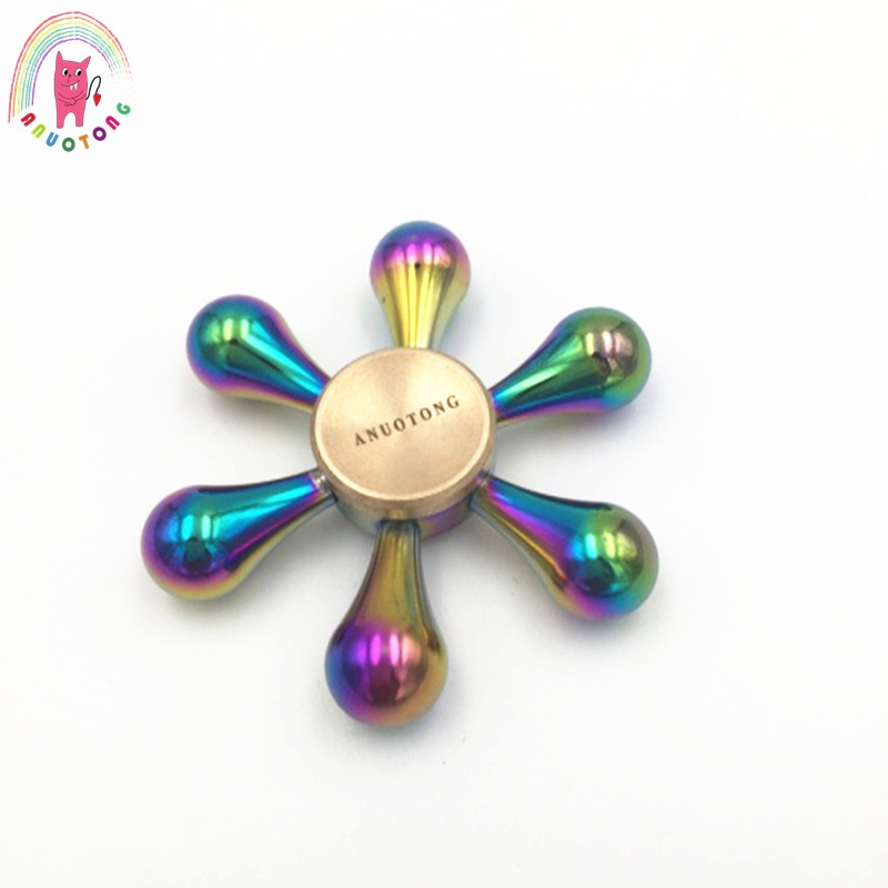 Spinner de mano de juguete de metal Multicolor Spi... – Grandado