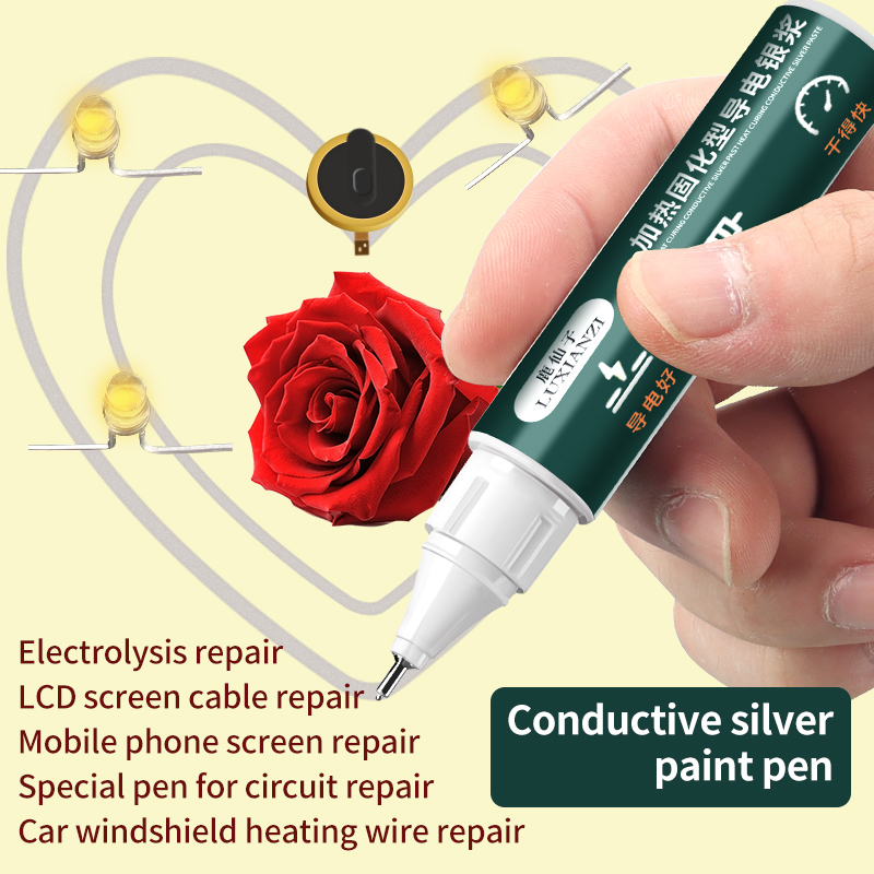 LUXIANZI Conductive Silver Paint Pen Anti-interfer... – Grandado