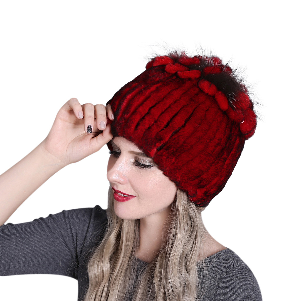 Winter Hats Women Warmth Colorful Warm Caps Female... – Grandado